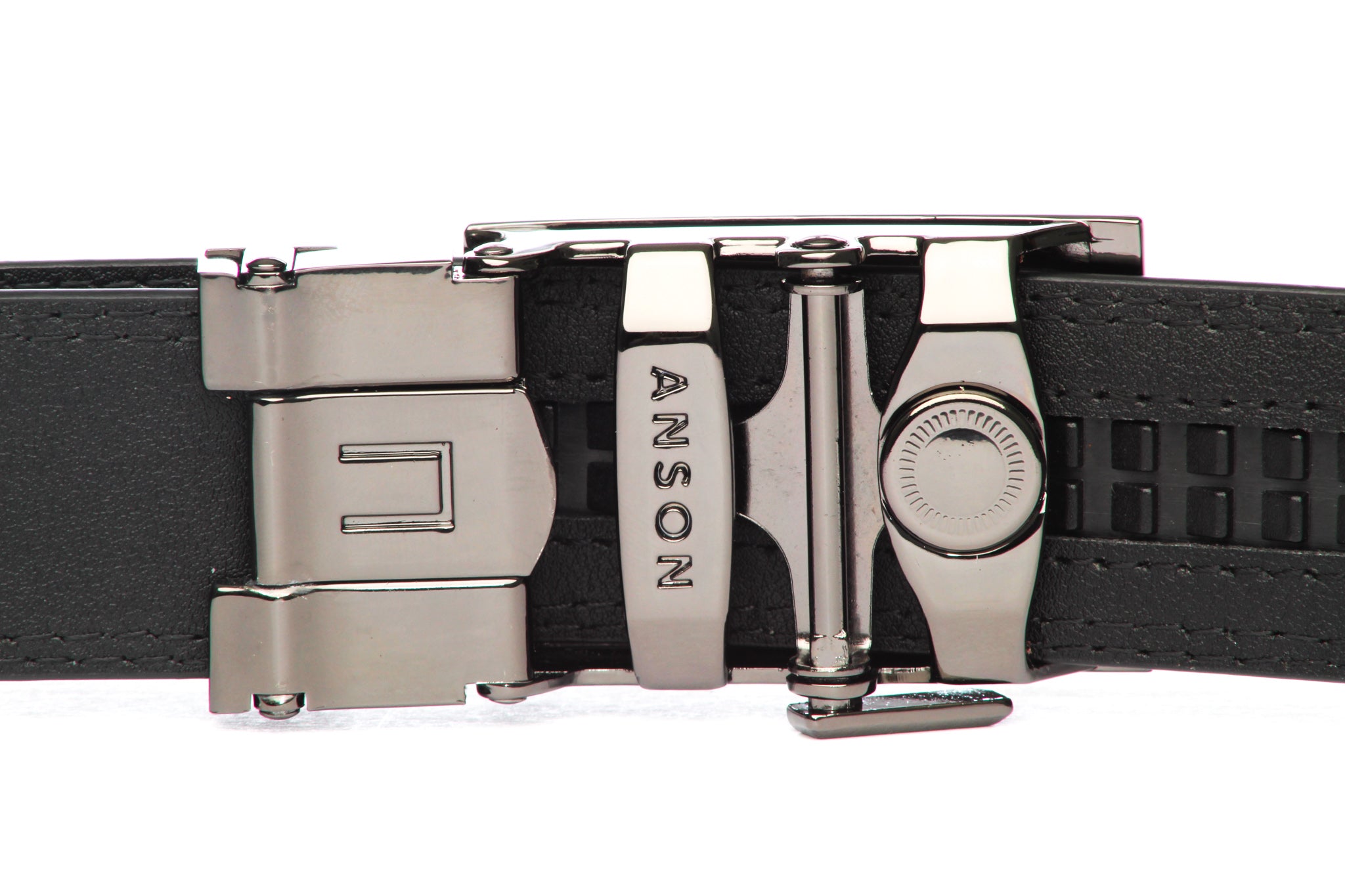 Traditional Belt Buckle - Men's Ratchet Belt - Formal Gunmetal, 1.25 ...